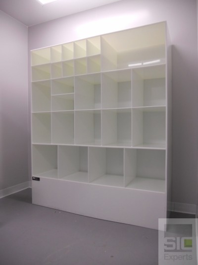 Custom plastic storage shelving SIC30776 - SIC Experts