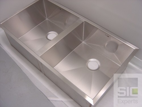 Stainless steel double sink SIC29144 - SIC Experts