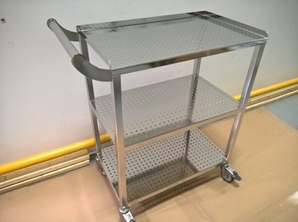 Stainless steel laboratory cart SIC33817 - SIC Experts