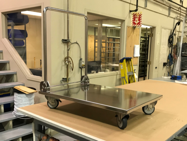 Adjustable height cleanroom table SIC35923 - SIC Experts
