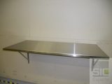 Stainless steel wall mounted folding table SIC29541 - SIC Experts