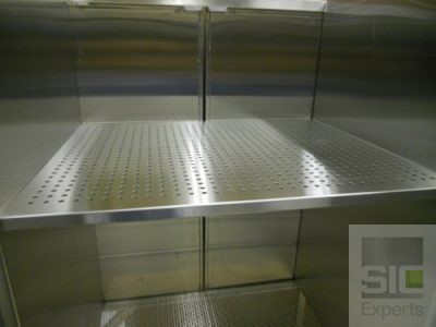 Stainless steel perforated shelf SIC30633 - SIC Experts
