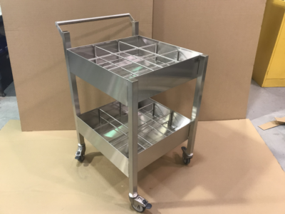 Stainless steel chemical transport cart SIC34635 - SIC Experts